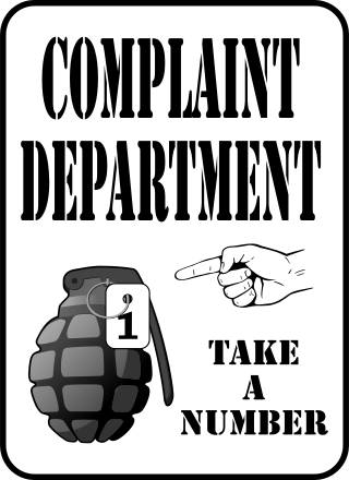 Complaint Department Sign Clip Art Image - ClipSafari