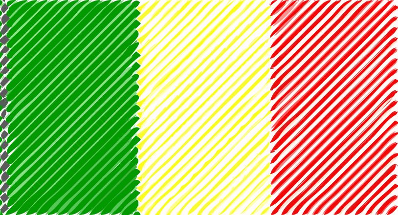 Red, White and Green Flag Clip Art Image - ClipSafari
