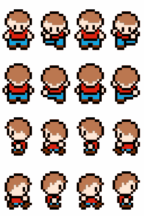 Pixelated Cartoon Boy Clip Art Image - ClipSafari