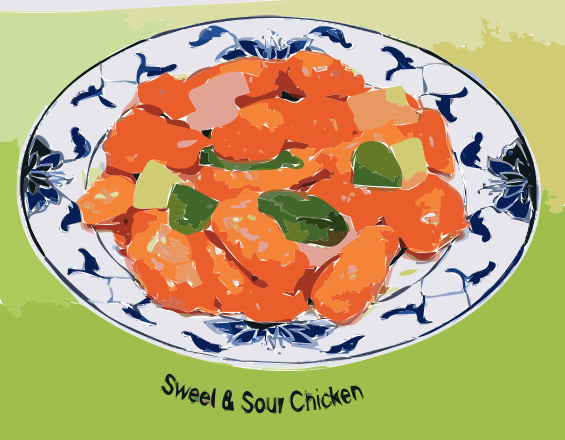 Sweet & Sour Chicken Clip Art Image - ClipSafari