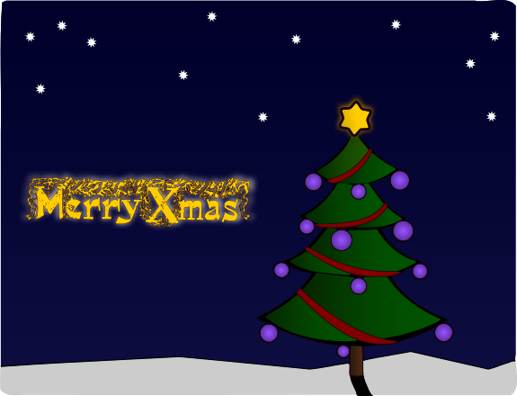 Merry Christmas Tree Clip Art Image - ClipSafari