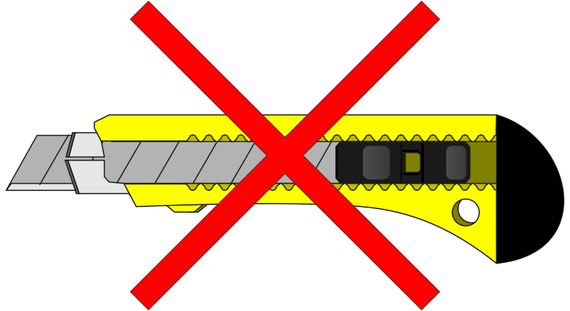 No Knife Sign Clip Art Image - ClipSafari