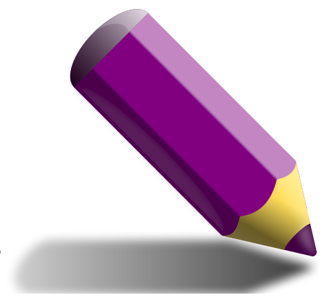 Purple Pencil Clip Art Image - ClipSafari