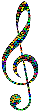 Colorful Clef Note Clip Art Image - ClipSafari