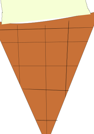 Triangular Ice Cream Clip Art Image - ClipSafari