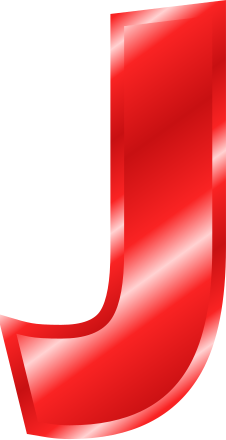 Red Letter J Clip Art Image - ClipSafari