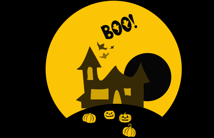 Boo! House Clip Art Image - ClipSafari