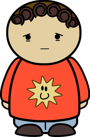 Sad Sunny Character Clip Art Image - ClipSafari