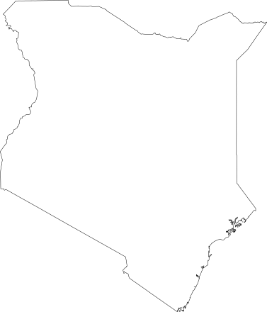 Kenya outline map Clip Art Image - ClipSafari