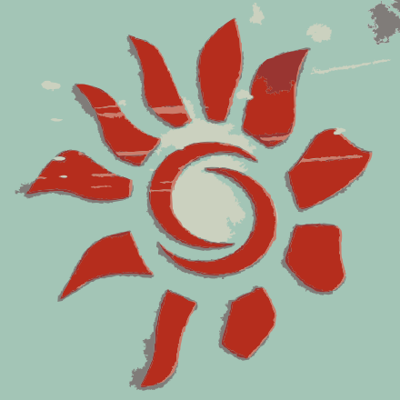 Red Sun Icon Clip Art Image - ClipSafari