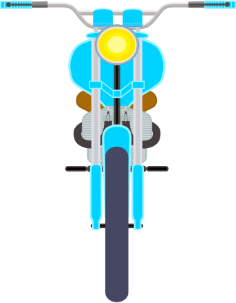 Blue Motorcycle Clip Art Image - ClipSafari