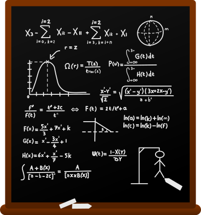 Math Chalkboard Clip Art Image - ClipSafari