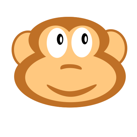 Monkey Face Clip Art Image - ClipSafari