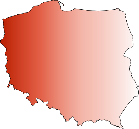 Red Map of Poland Clip Art Image - ClipSafari