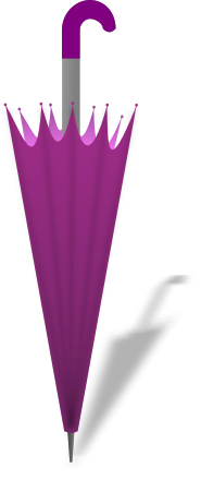 Purple Umbrella Clip Art Image - ClipSafari