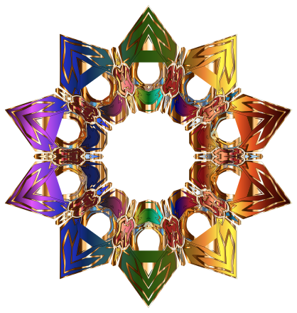 Colorful Star Gate Clip Art Image - ClipSafari