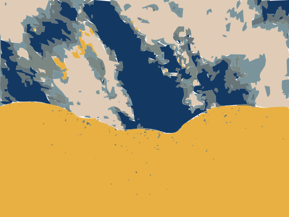 Yellow Sand Dunes Clip Art Image - ClipSafari