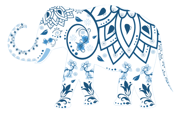 Blue Elephant Clip Art Image - ClipSafari