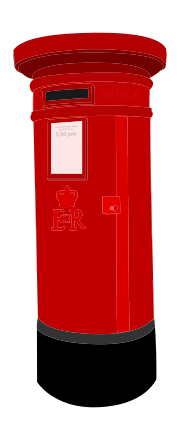 Red Post Box Clip Art Image - ClipSafari