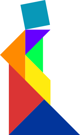 Colorful Tangram Clip Art Image - ClipSafari