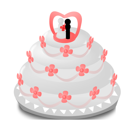 Wedding Cake Clip Art Image - ClipSafari