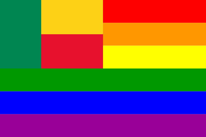 Rainbow Flag Clip Art Image - ClipSafari