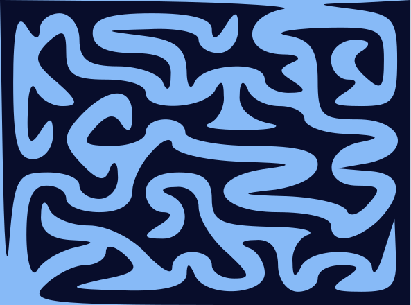 Blue Maze Clip Art Image - ClipSafari