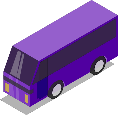 Purple Bus Clip Art Image - ClipSafari