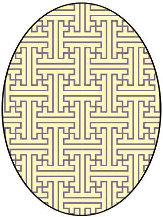 Yellow Oval Pattern Clip Art Image - ClipSafari