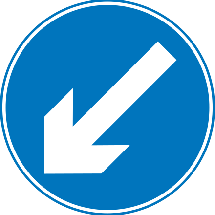 Blue Arrow Sign Clip Art Image - ClipSafari