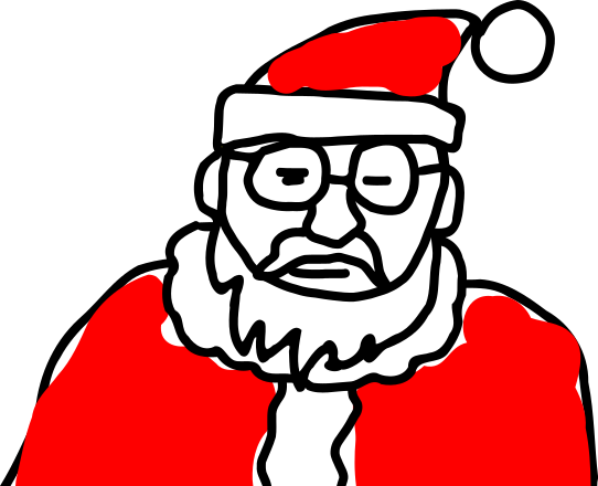 Disgruntled Santa Clip Art Image - ClipSafari