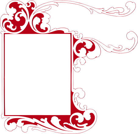 Red Ornate Frame Clip Art Image - ClipSafari