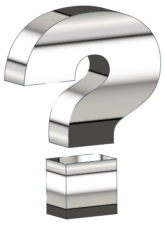 Reflective Chrome 3D Question Mark Clip Art Image - ClipSafari