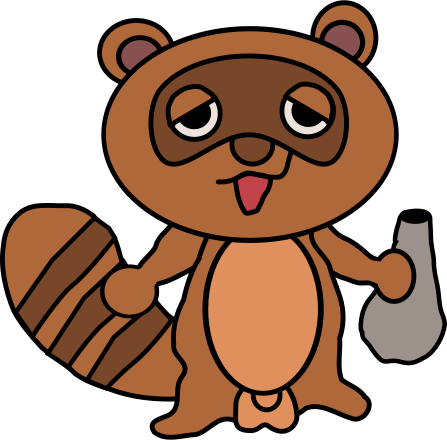 Tanuki Cartoon Clip Art Image - ClipSafari