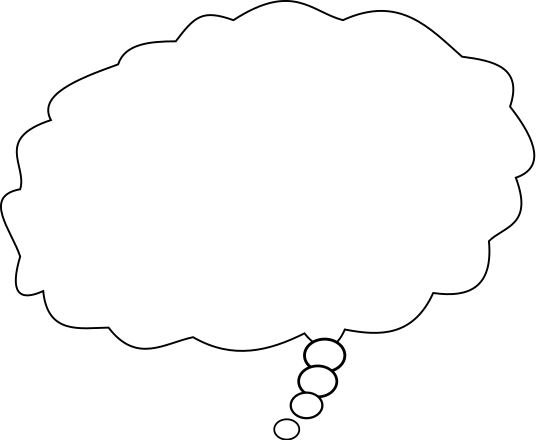 Thought Cloud Clip Art Image - ClipSafari