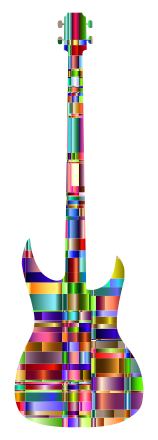 Colorful Guitar Clip Art Image - ClipSafari