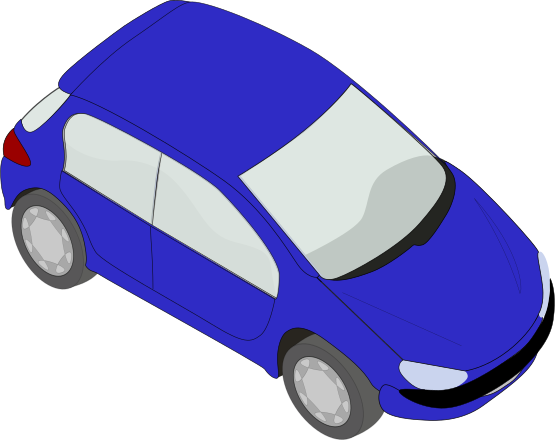 Blue Car Clip Art Image - ClipSafari