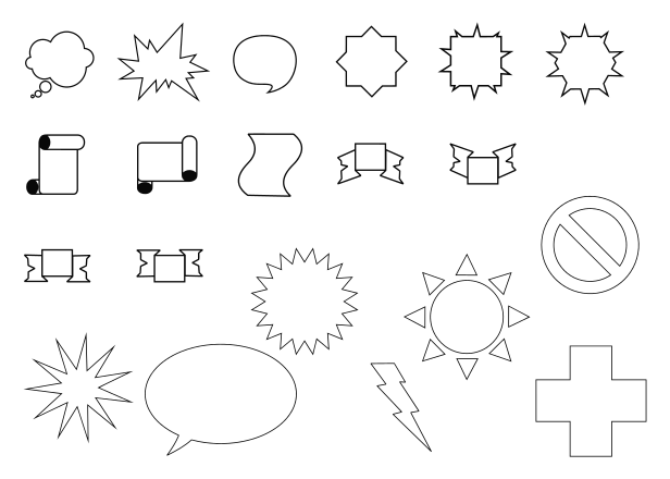 Basic Shape Emblems Clip Art Image - ClipSafari