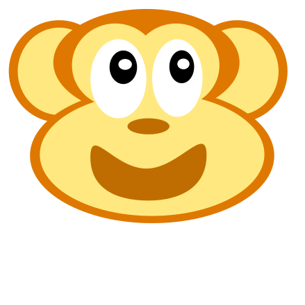 Monkey Face Clip Art Image - ClipSafari