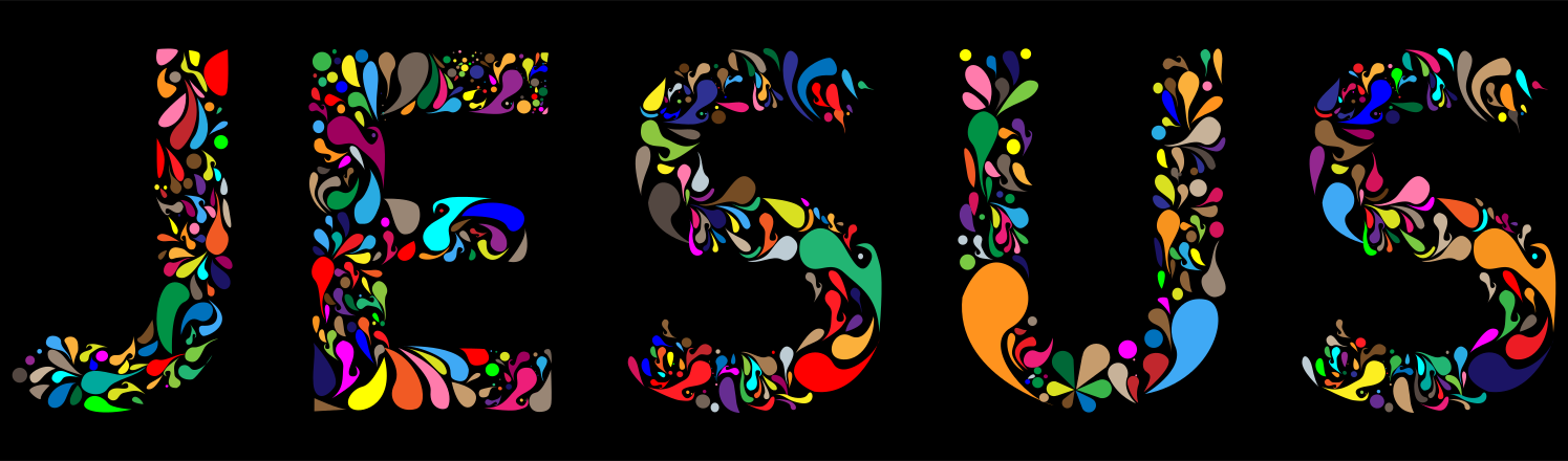 Jesus Typography 4 Clip Art Image - ClipSafari