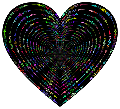 Heart of Many Colors Clip Art Image - ClipSafari