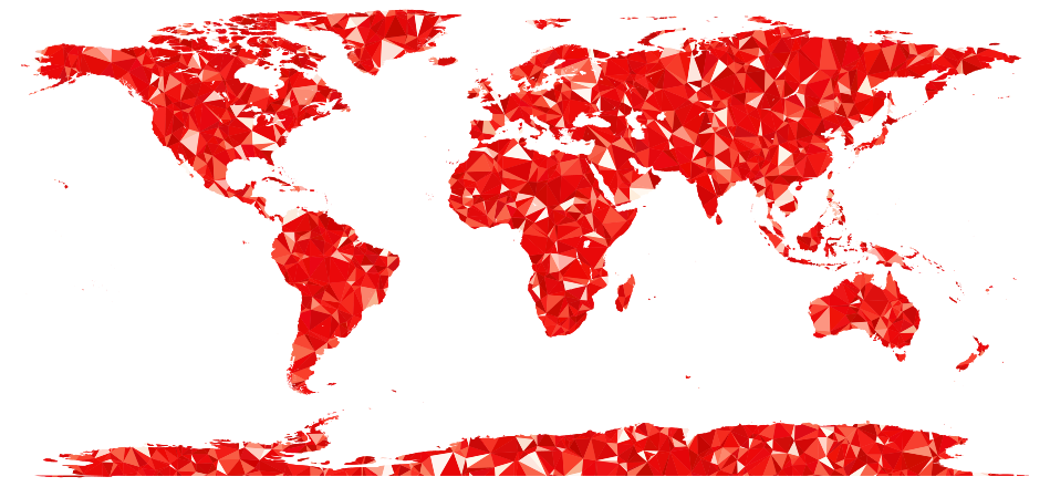 Red World Map Clip Art Image - ClipSafari