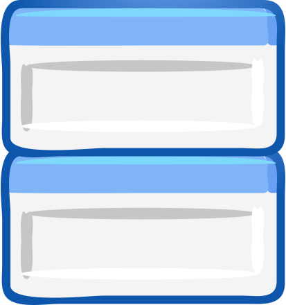 Blue and White File Folder Clip Art Image - ClipSafari