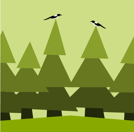 Birds in Trees Clip Art Image - ClipSafari