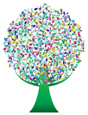 Colorful Tree Clip Art Image - ClipSafari