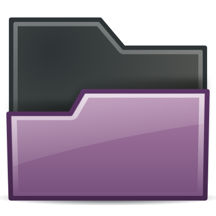 Open Purple Folder Clip Art Image - ClipSafari