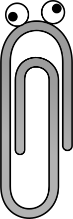 Paperclip with eyes Clip Art Image - ClipSafari