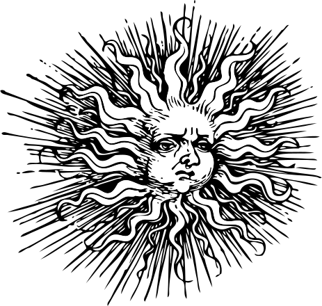 Ancient Sun Clip Art Image - ClipSafari