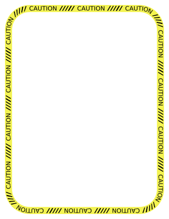 Caution Border Clip Art Image - ClipSafari