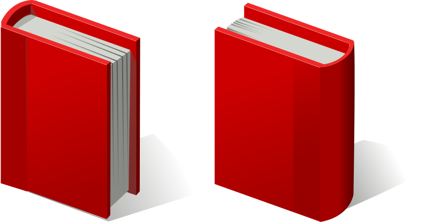 Two Red Books Clip Art Image - ClipSafari
